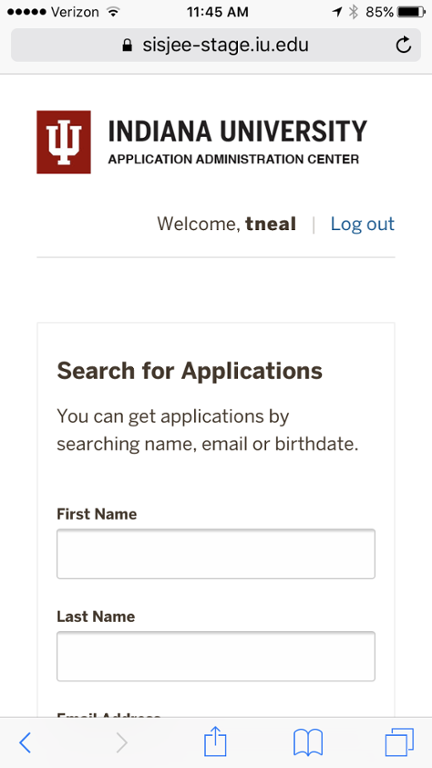 Apply IU Admin Center | All IU Campuses | One.IU
